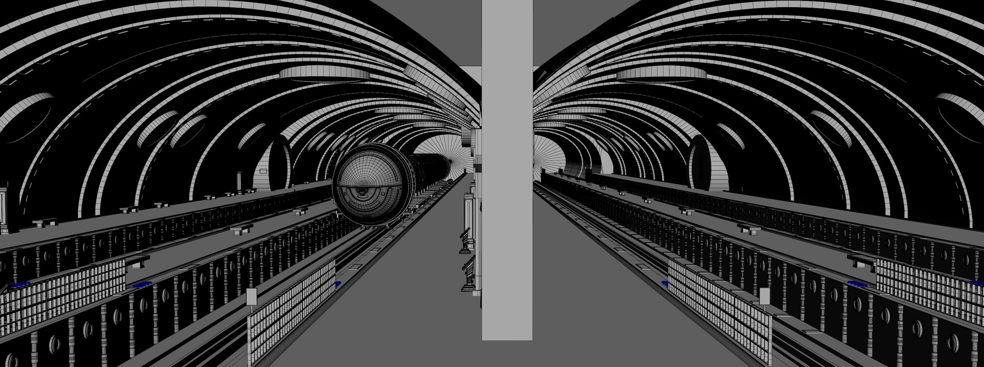 Sci-fi Metro 3D Model - TurboSquid 1266861