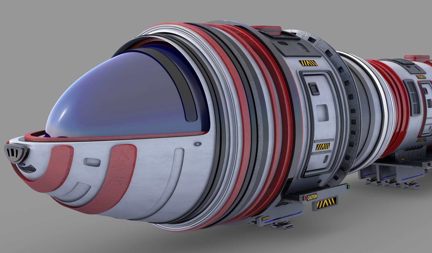 Sci-fi metro 3D model - TurboSquid 1266861