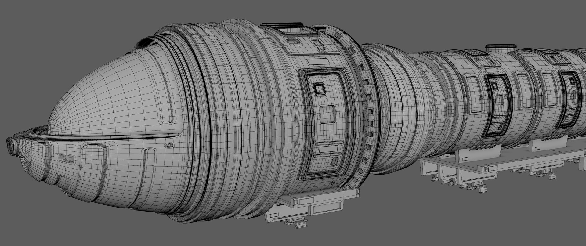 Sci-fi metro 3D model - TurboSquid 1266861