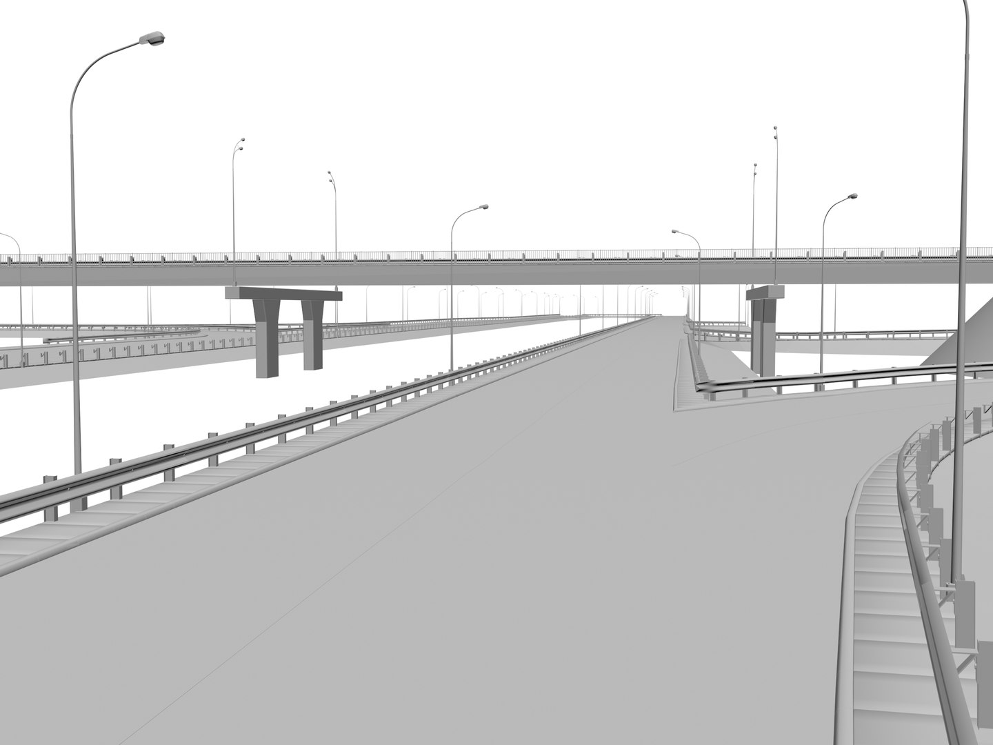 3D Highway Streets Construction Road - TurboSquid 1384745