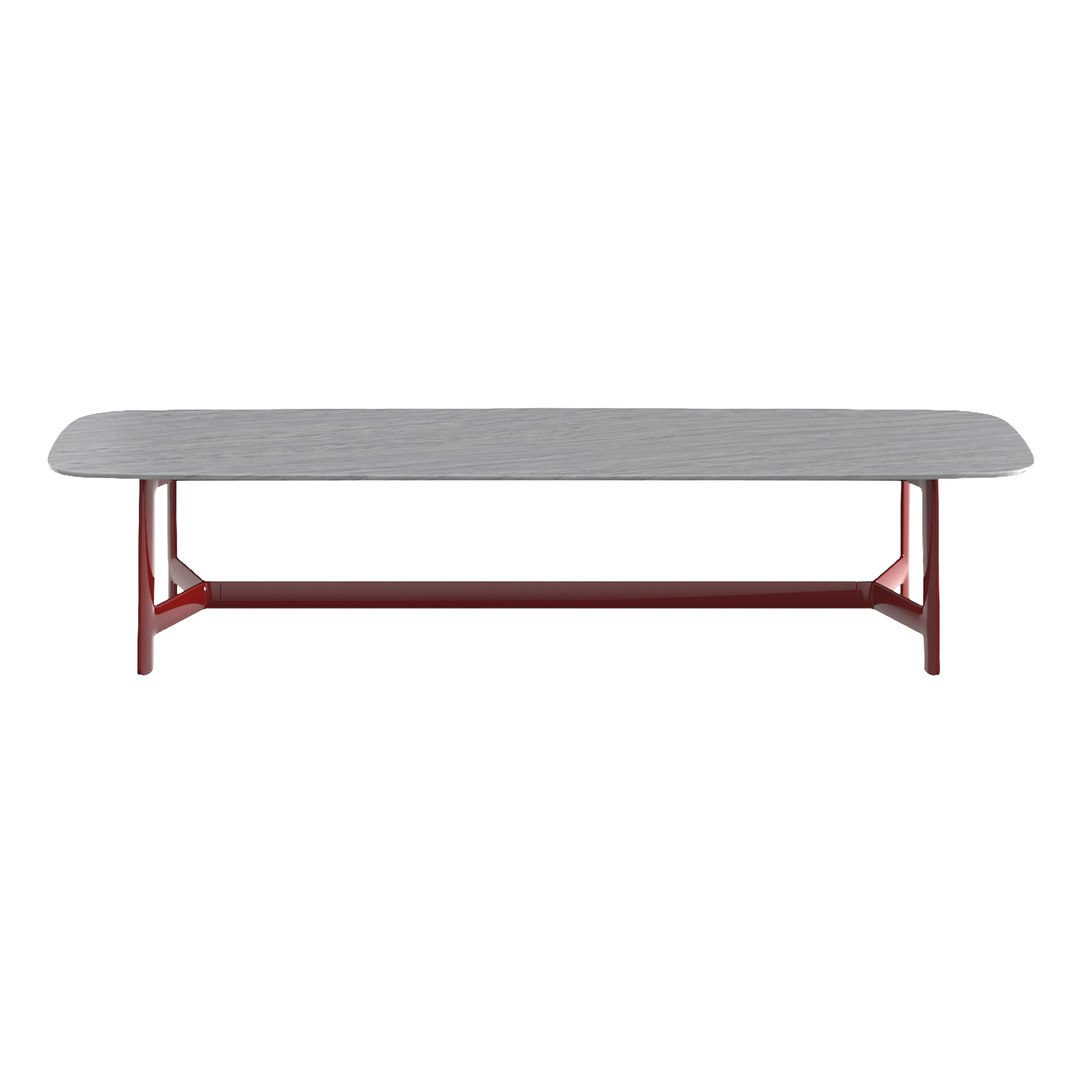 B And B Italia Alex Dining Table Rectangular 3D Model - TurboSquid 2084240