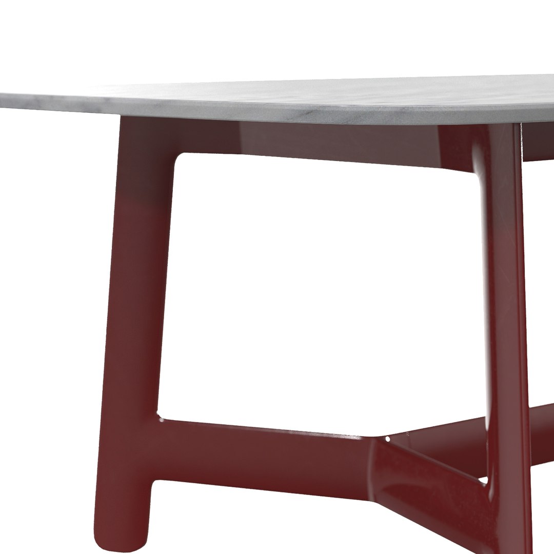 B And B Italia Alex Dining Table Rectangular 3D Model - TurboSquid 2084240
