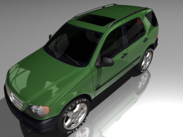 3d model mercedes ml350