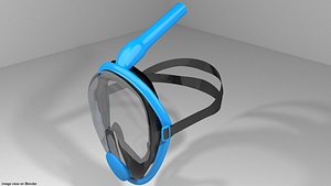 3d model scuba mask
