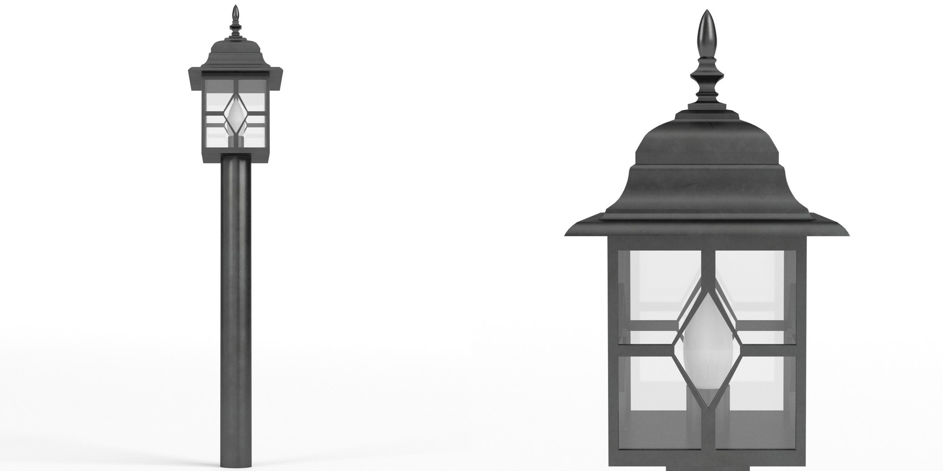 3D Model Garden Outdoor Lamp - TurboSquid 1321104