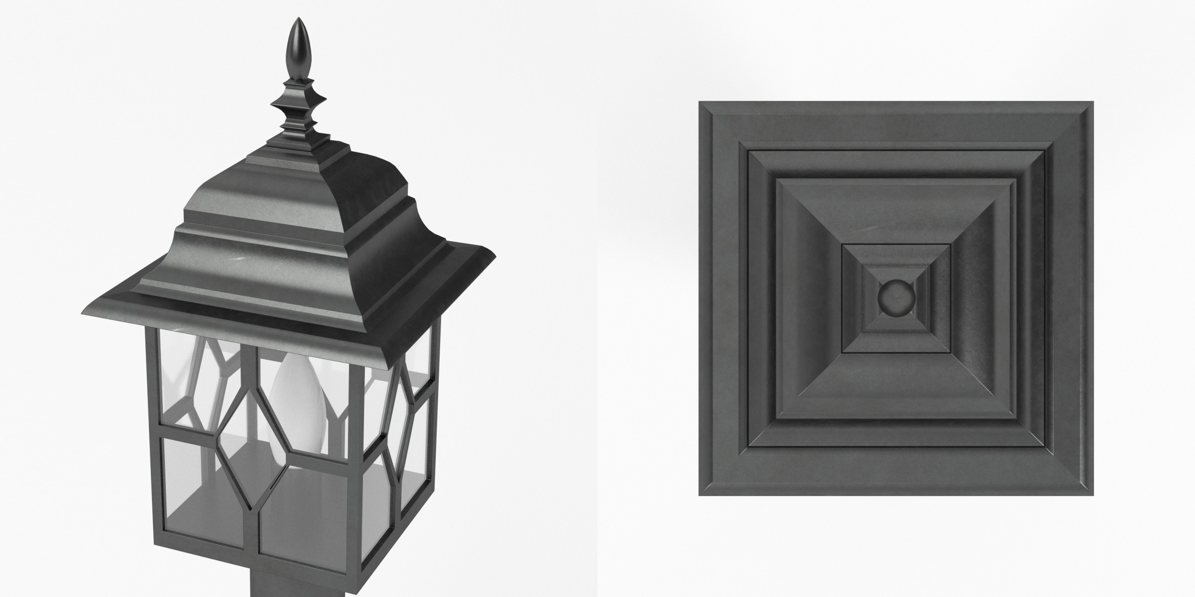 3D model garden outdoor lamp - TurboSquid 1321104