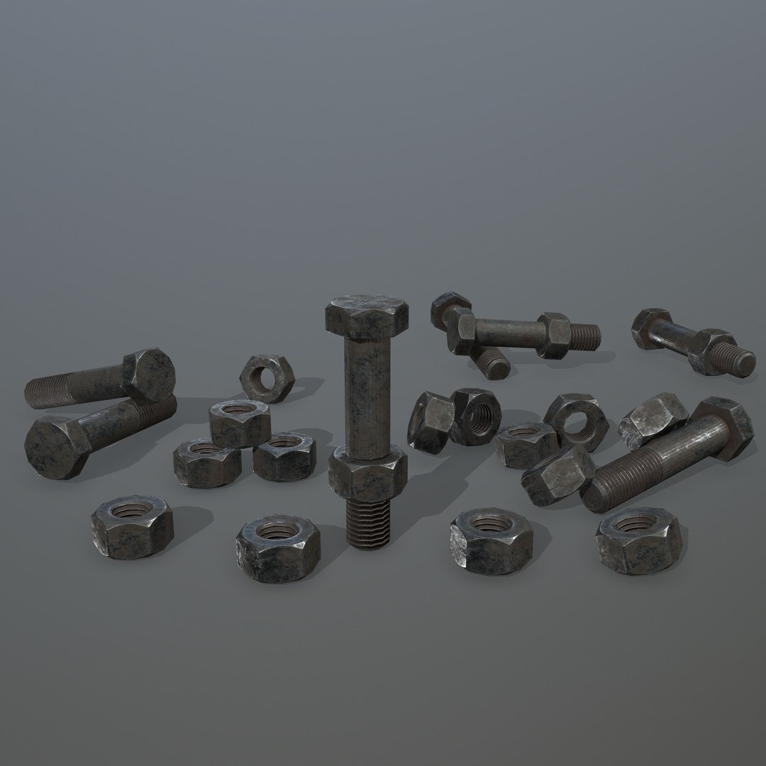 Bolts 3D - TurboSquid 1507554