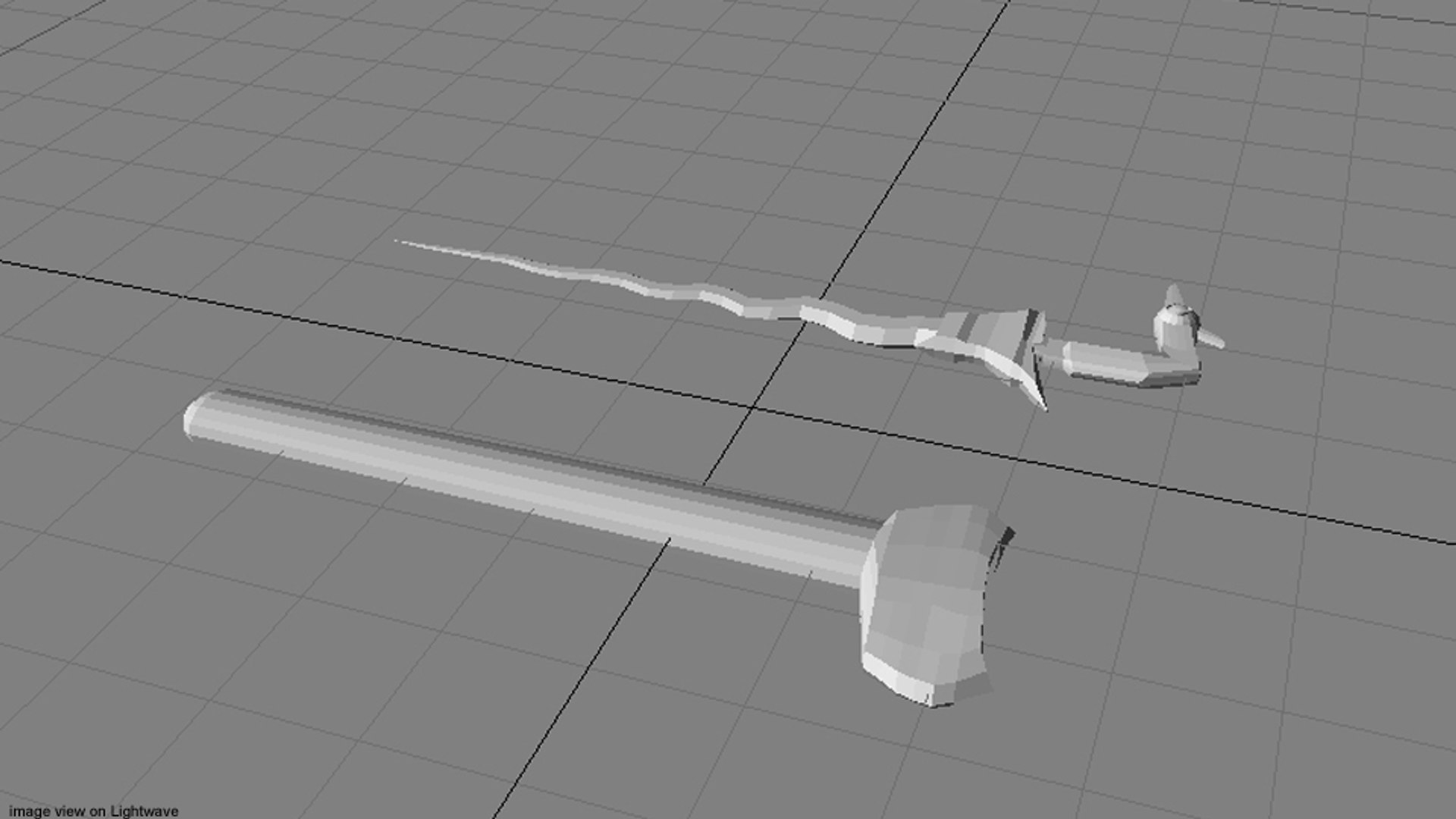 keris jawa 3d model