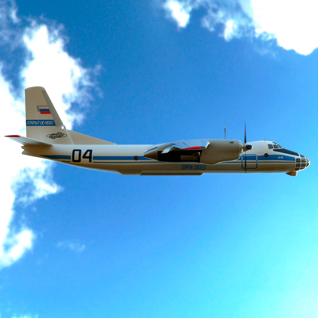 Antonov An-30 3D Model - TurboSquid 1152669