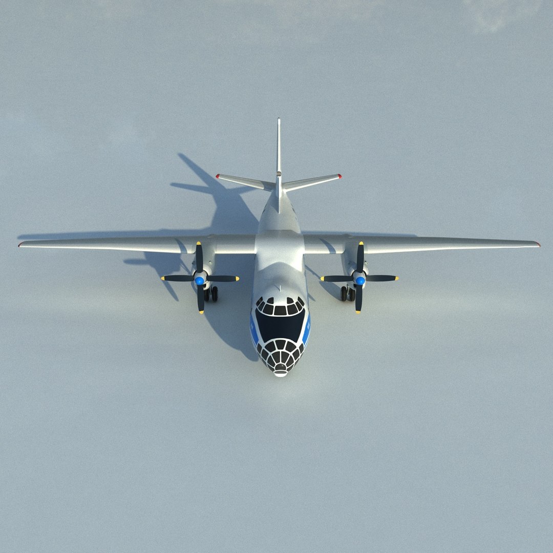 Antonov An-30 3D Model - TurboSquid 1152669