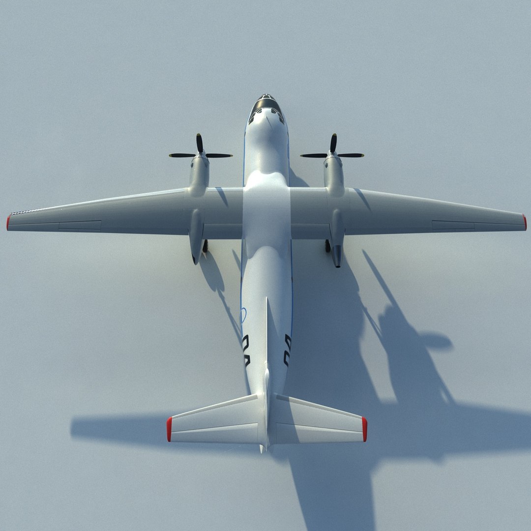Antonov An-30 3D Model - TurboSquid 1152669