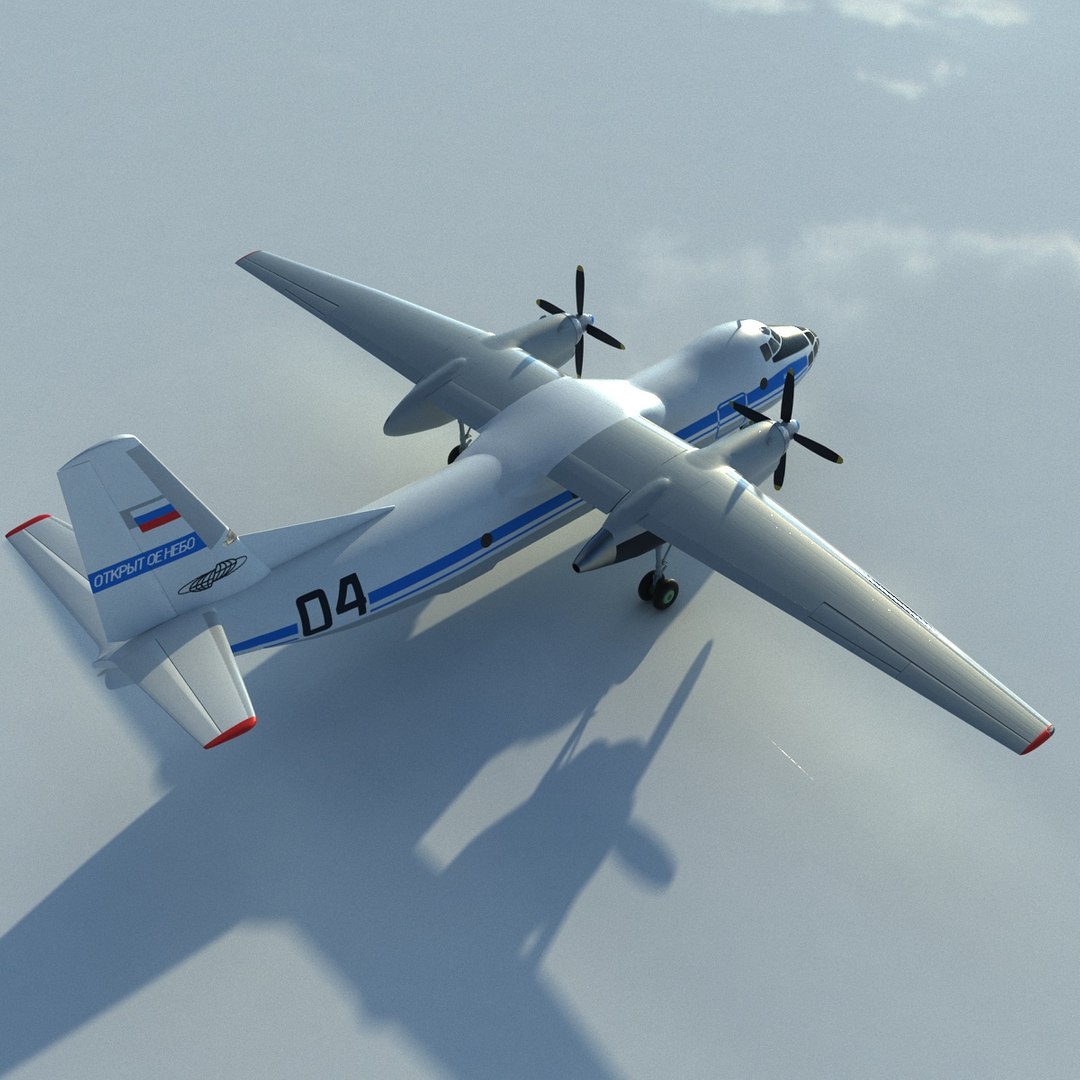 Antonov An-30 3D Model - TurboSquid 1152669