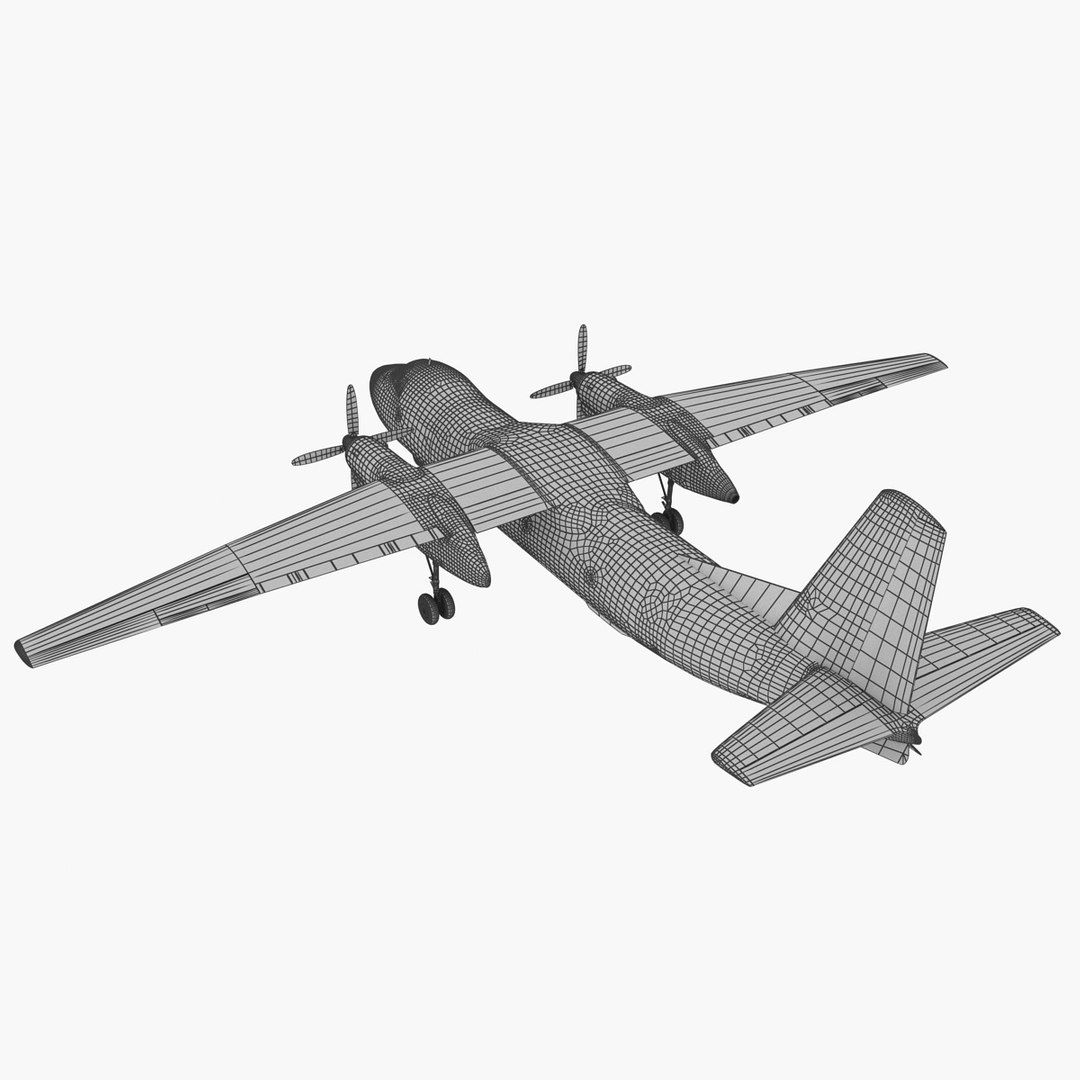 Antonov An-30 3D Model - TurboSquid 1152669
