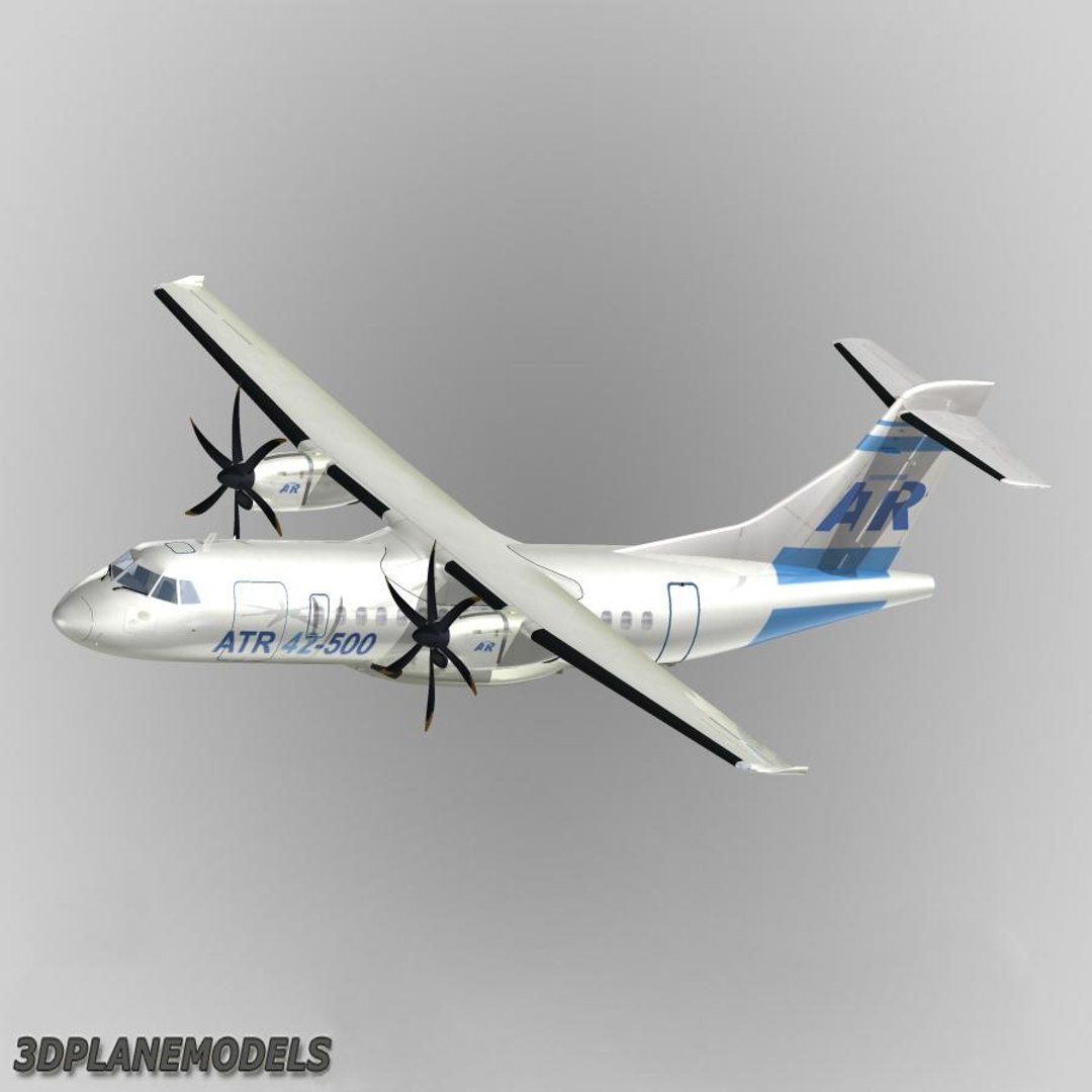 3d Atr 42-500 Livery 500