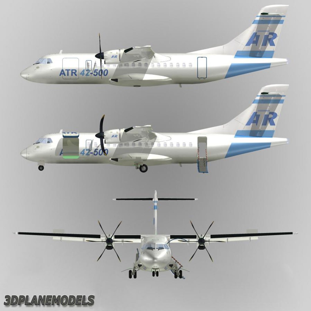 3d Atr 42-500 Livery 500