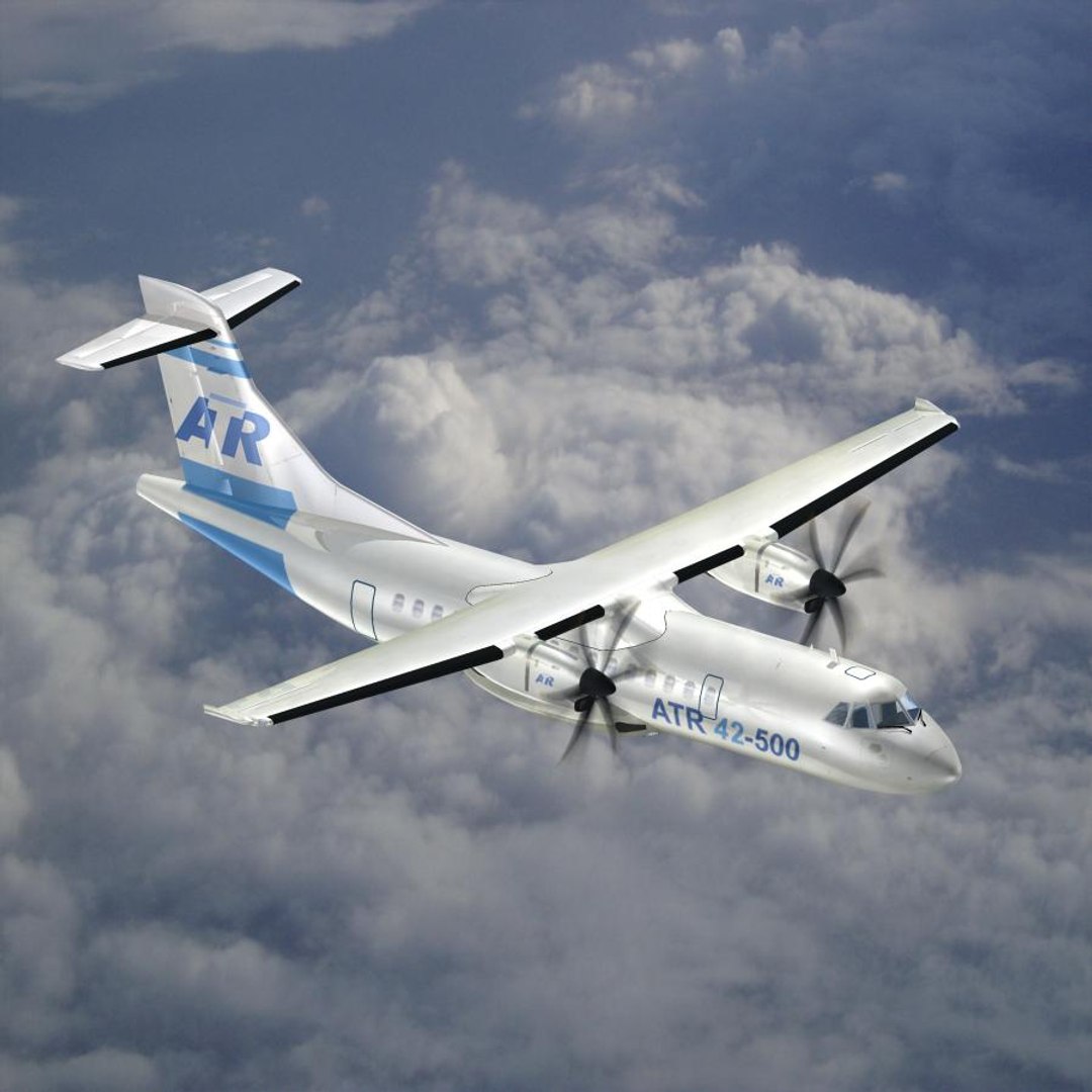 3d Atr 42-500 Livery 500