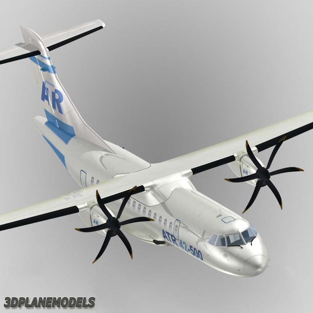 3d Atr 42-500 Livery 500
