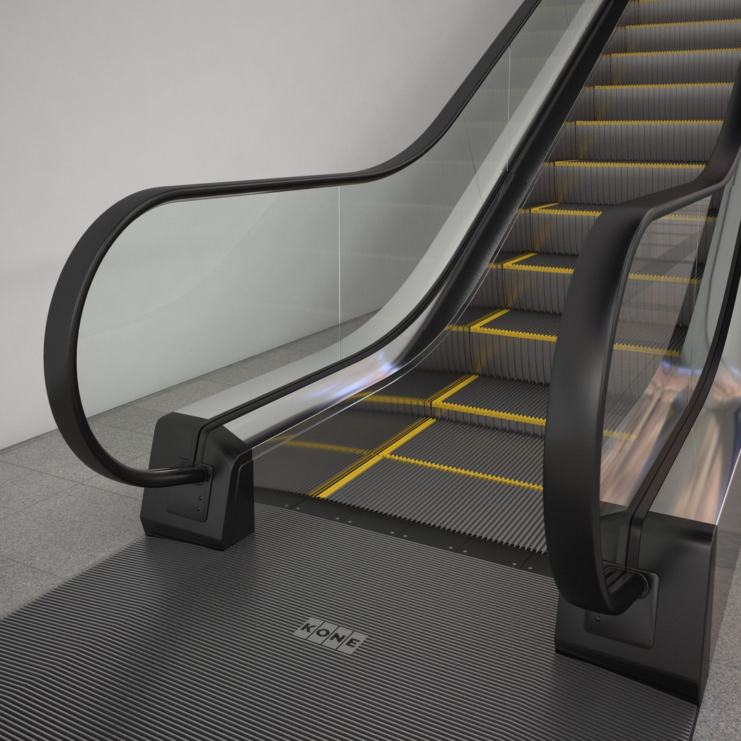 Kone Travelmaster 110 Escalator 3d Model
