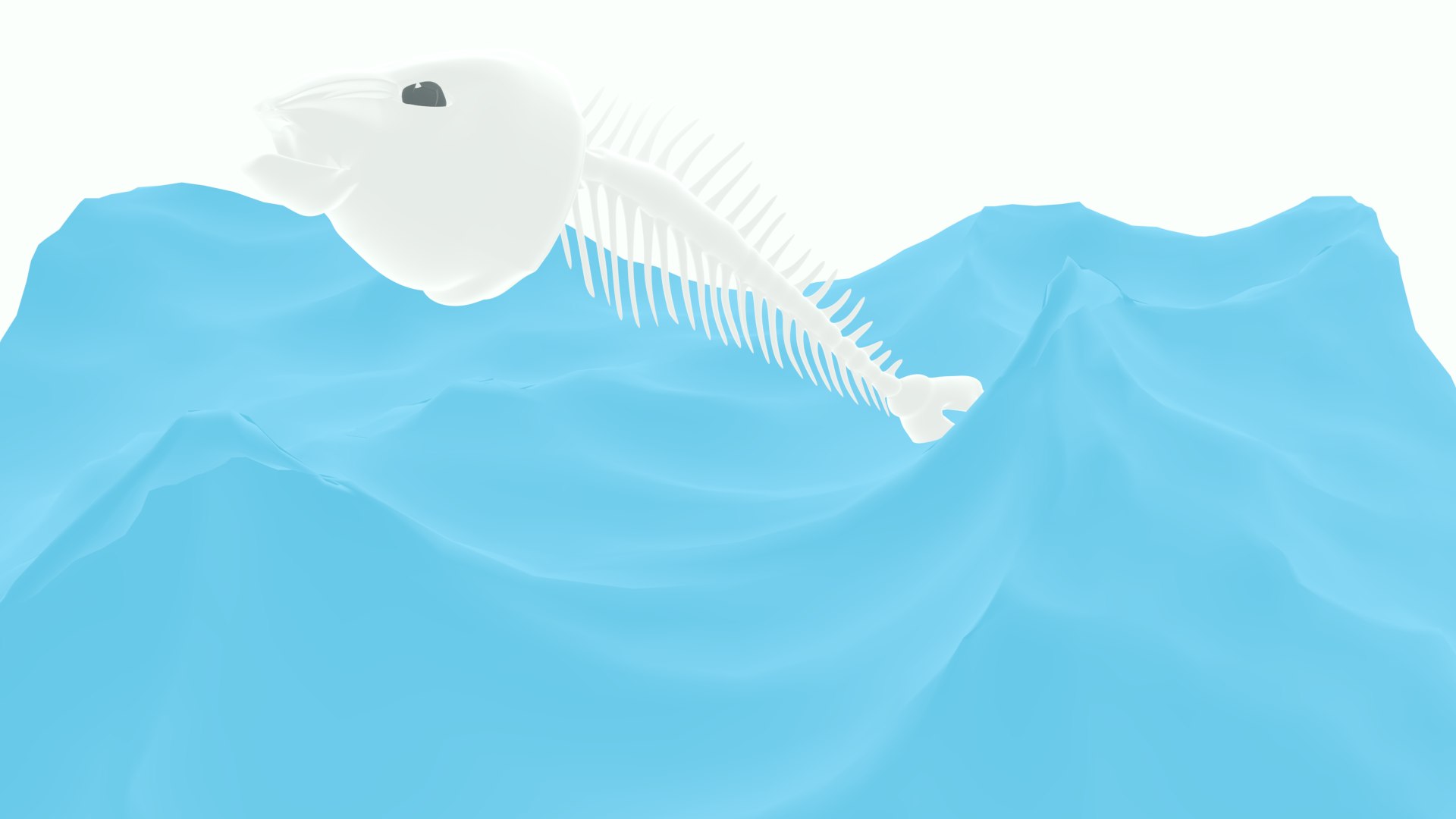 3D Dried Fish Bones Model - TurboSquid 1801429