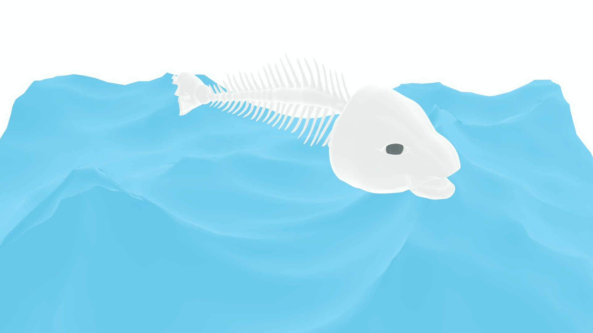 3D Dried Fish Bones Model - TurboSquid 1801429