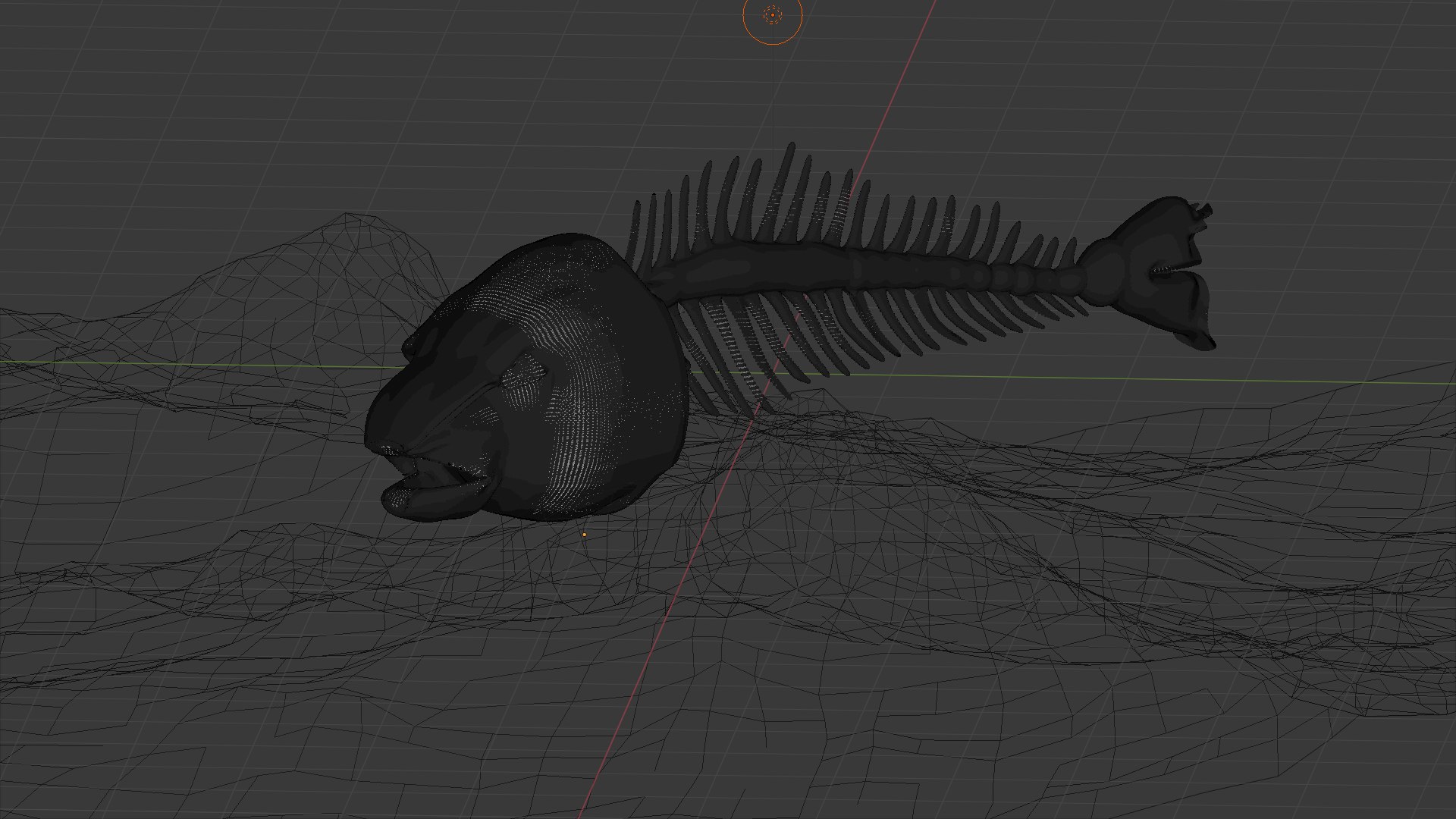 3D Dried Fish Bones Model - TurboSquid 1801429