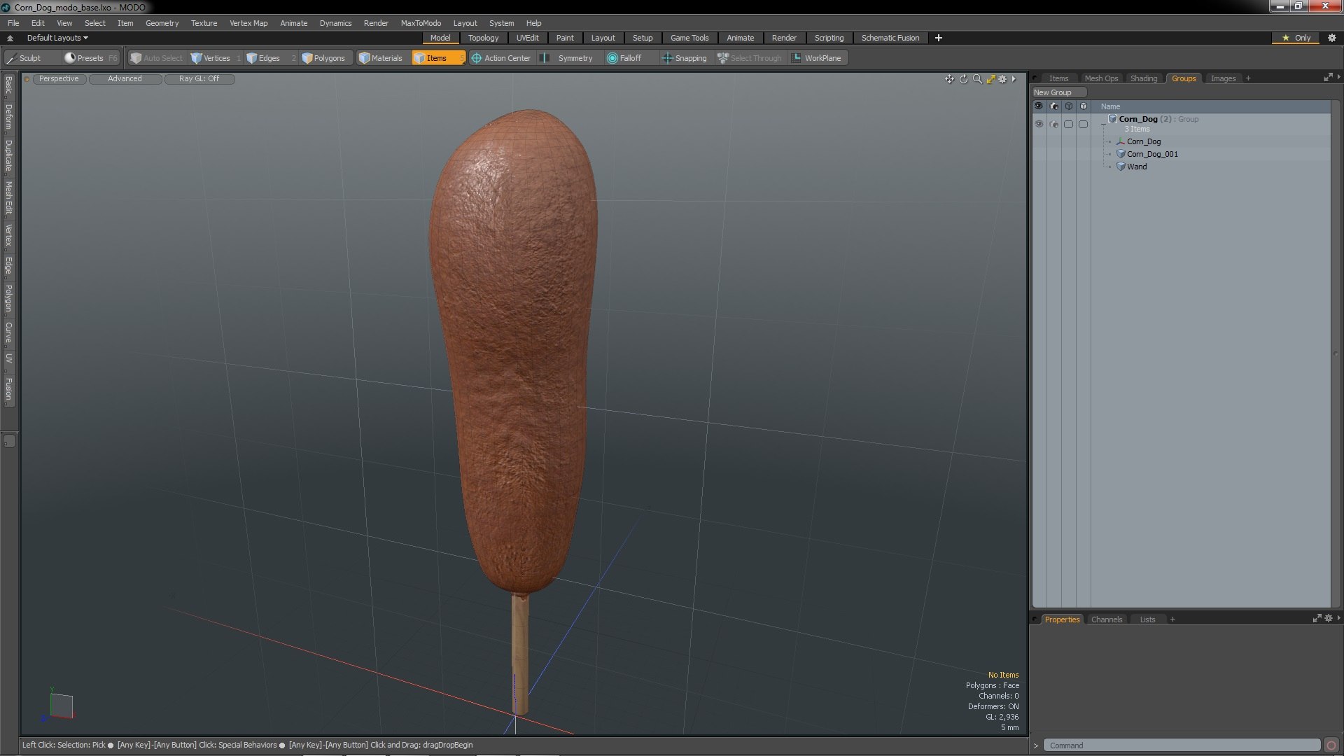 Corn Dog 3D - TurboSquid 2151213