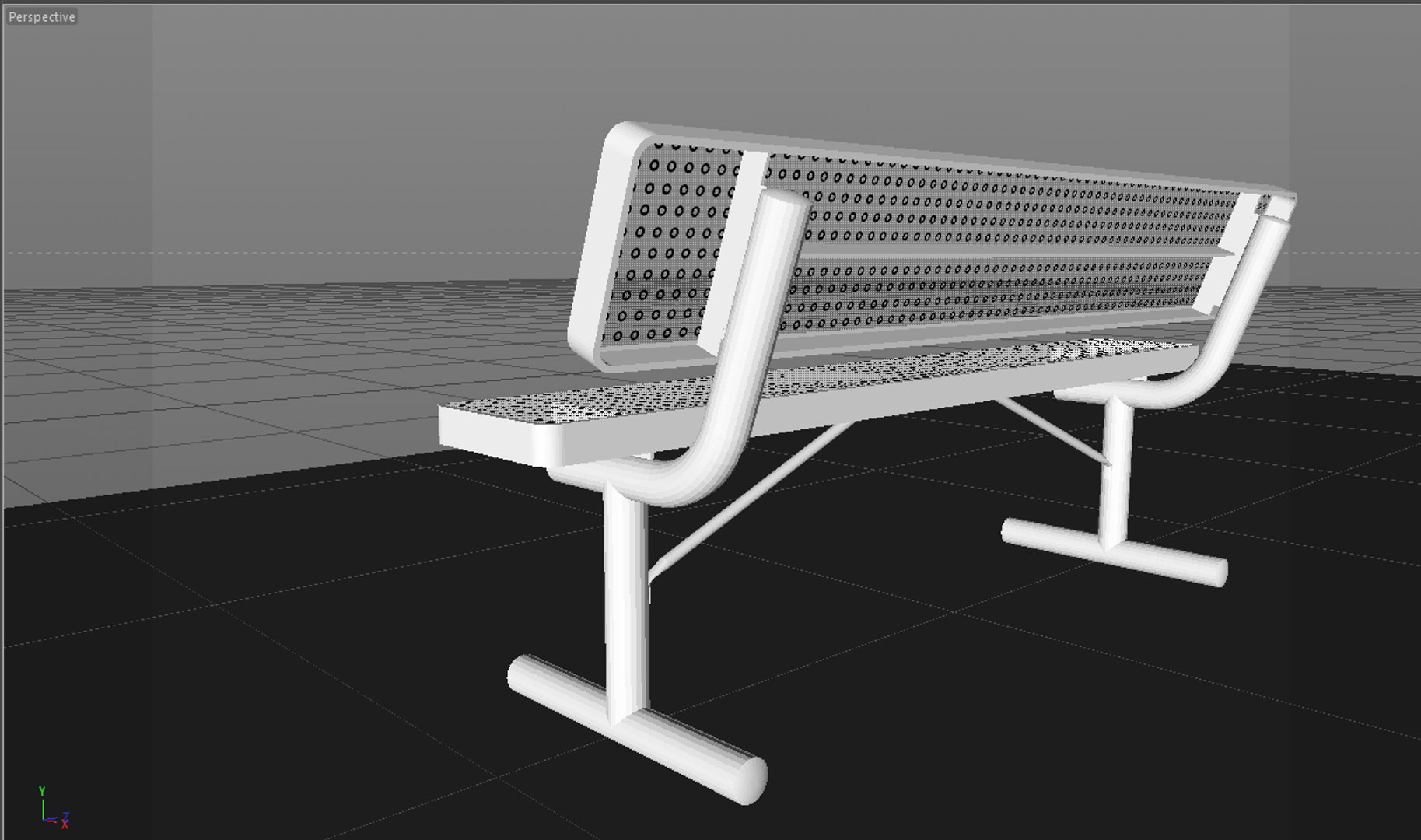 3D Model Park Bench - TurboSquid 1573859