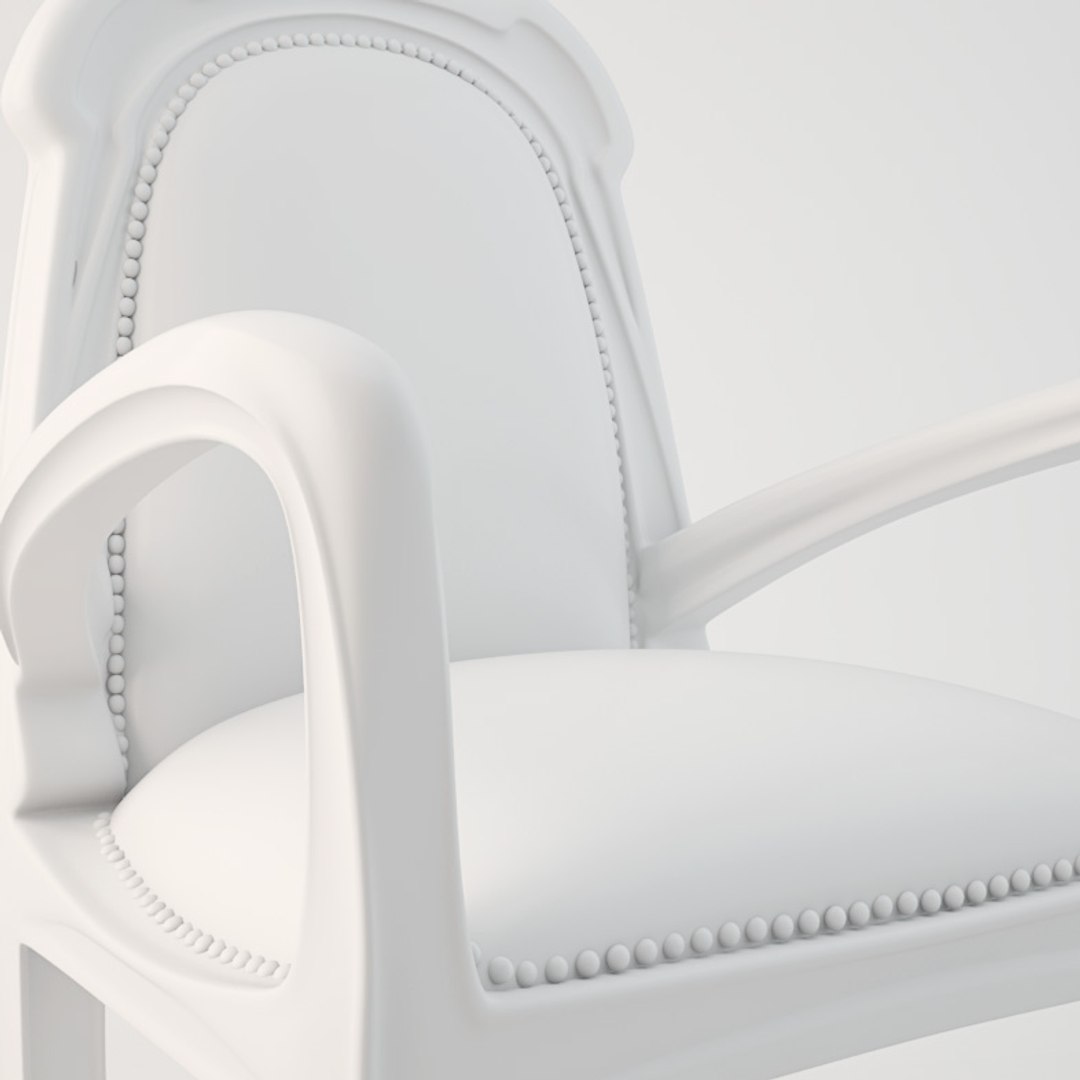 3d model of jacques gruber french art nouveau