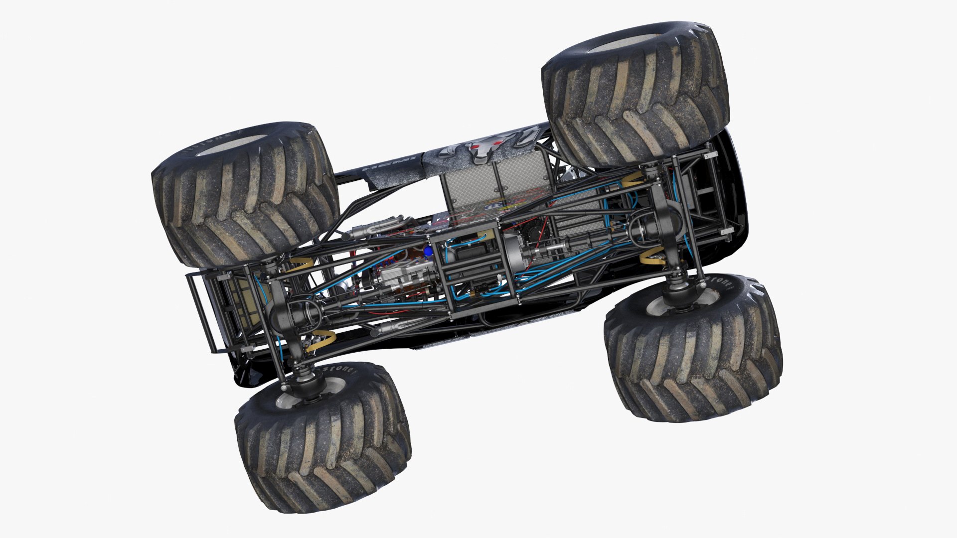 3D Raminator Monster Truck Model - TurboSquid 2384787