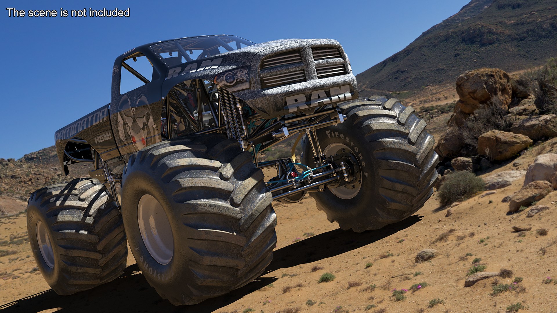 3D Raminator Monster Truck Model - TurboSquid 2384787