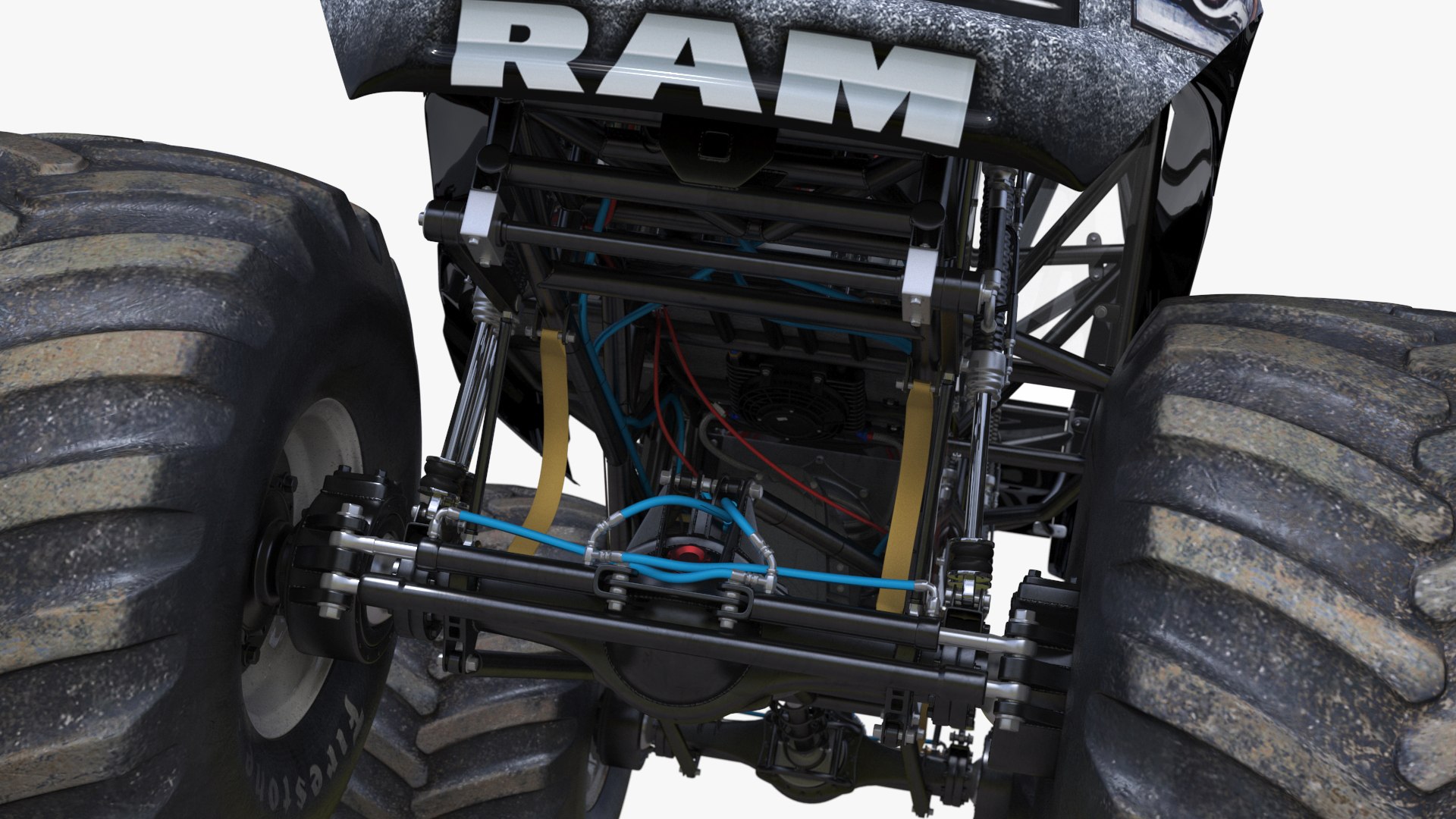 3D Raminator Monster Truck Model - TurboSquid 2384787