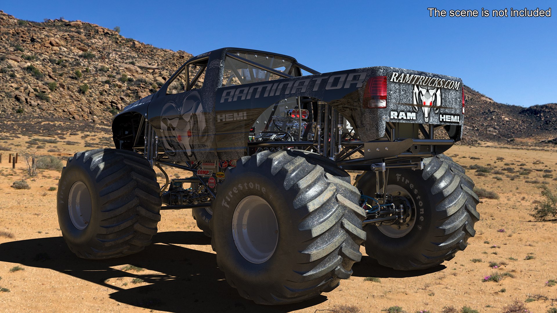 3D Raminator Monster Truck Model - TurboSquid 2384787