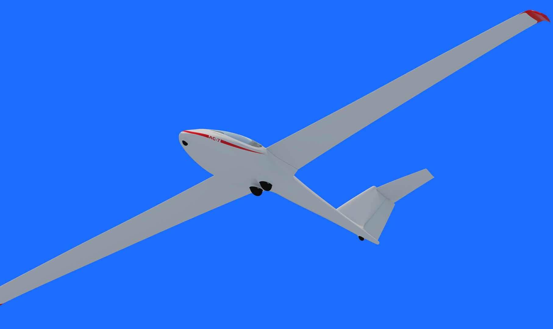 3D Glider Ac-7 Model - TurboSquid 1214542