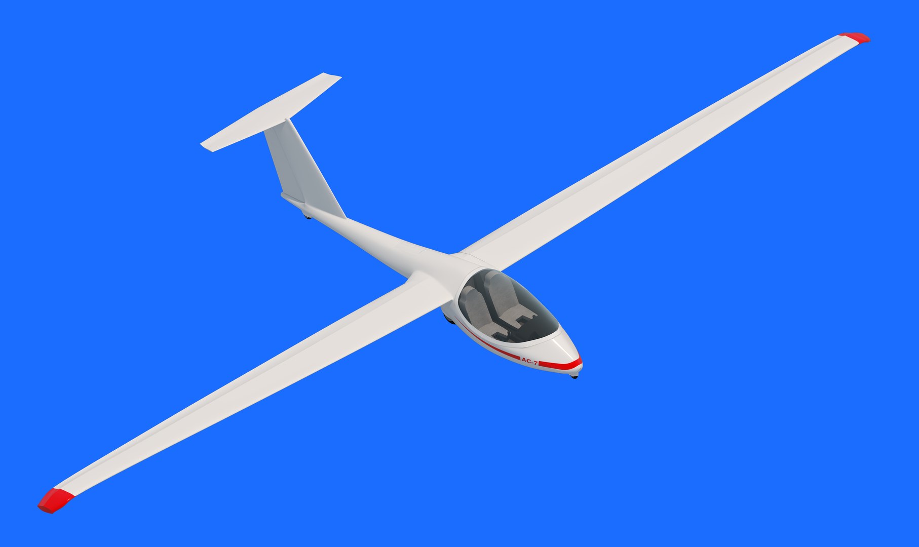 3D Glider Ac-7 Model - TurboSquid 1214542