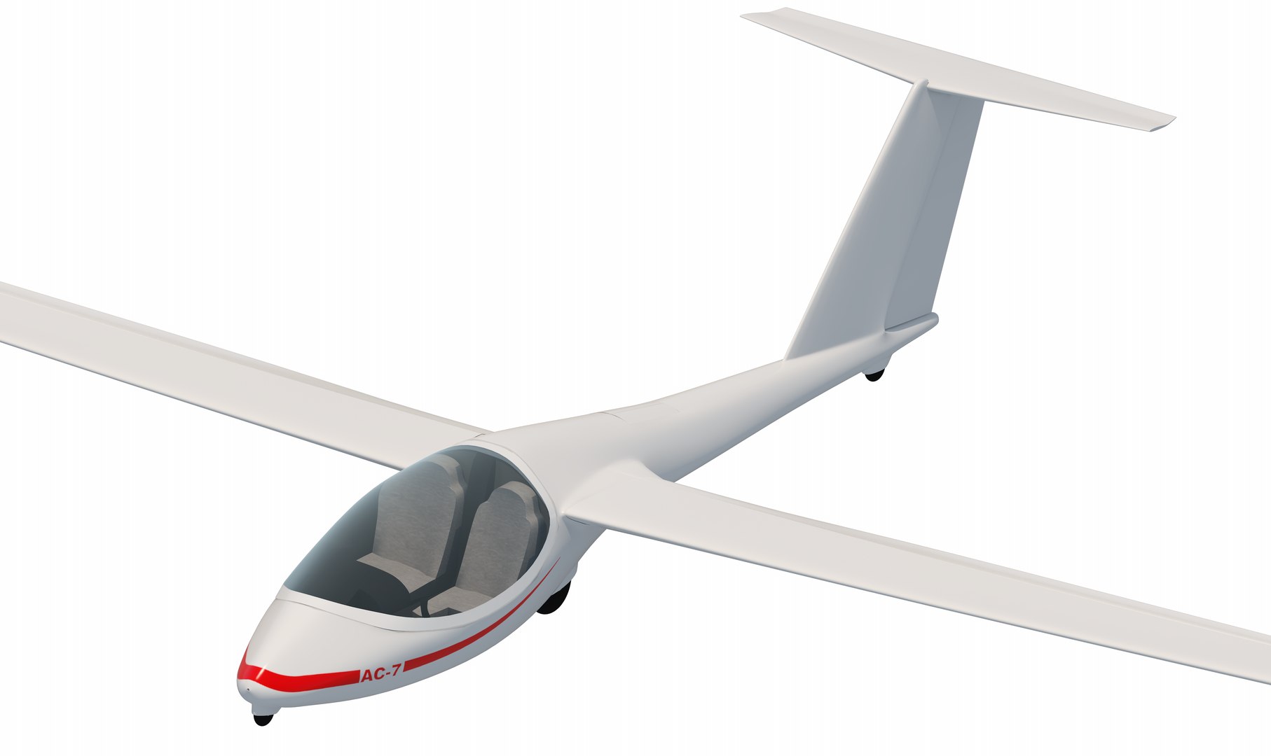 3D Glider Ac-7 Model - TurboSquid 1214542