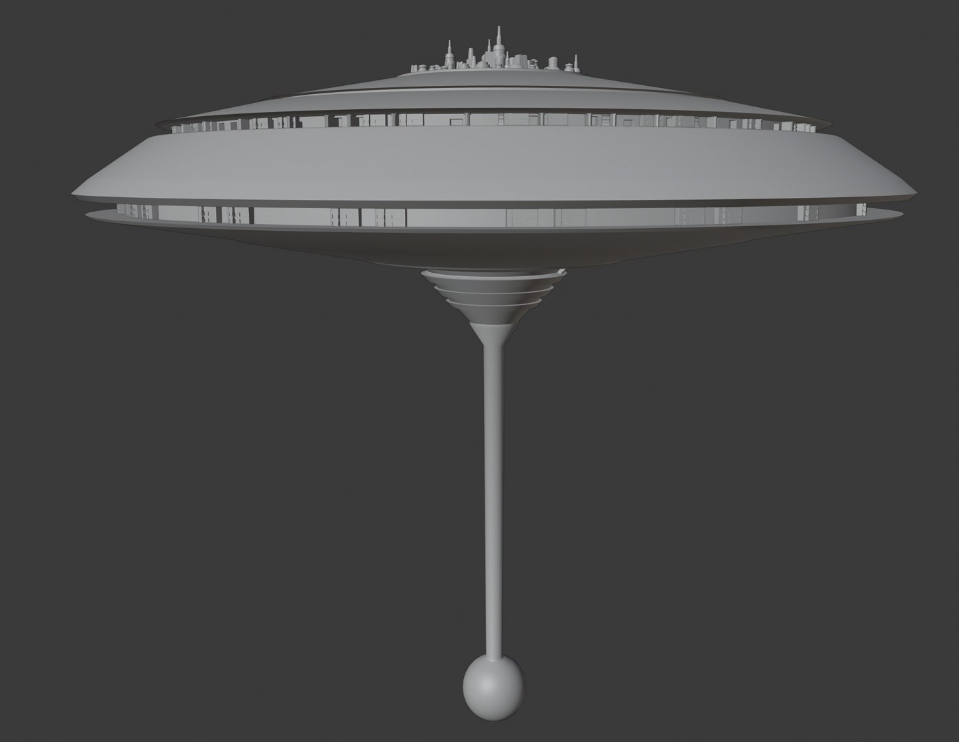 3D Building Cloud City - TurboSquid 1585907