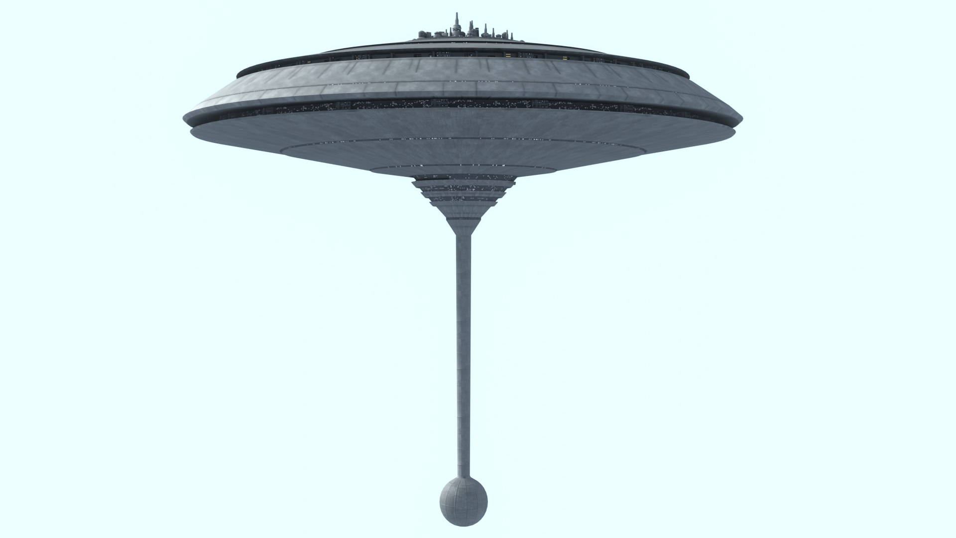 3D Building Cloud City - TurboSquid 1585907