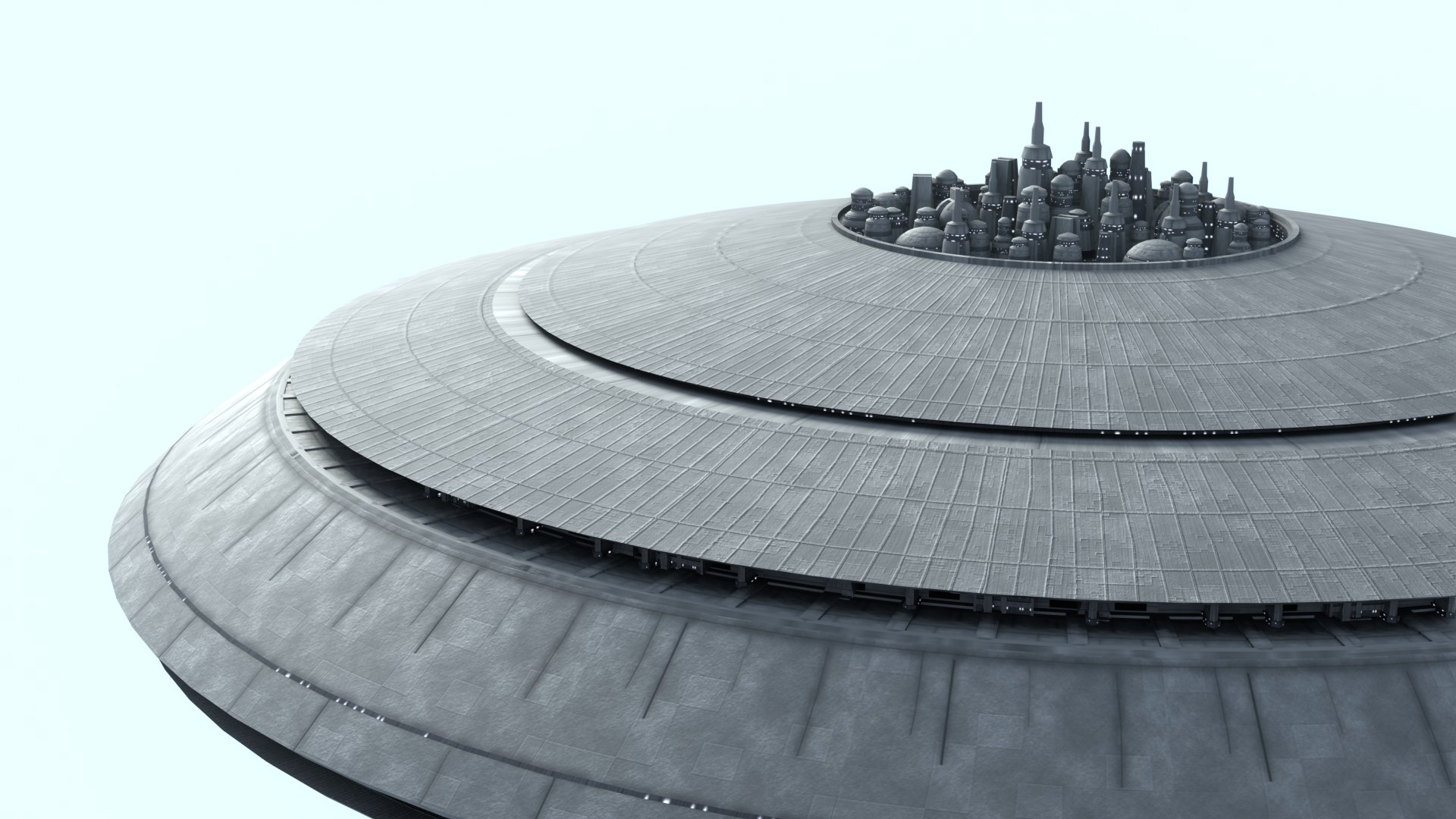 3D Building Cloud City - TurboSquid 1585907