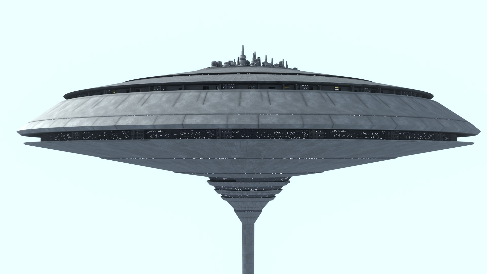 3D Building Cloud City - TurboSquid 1585907