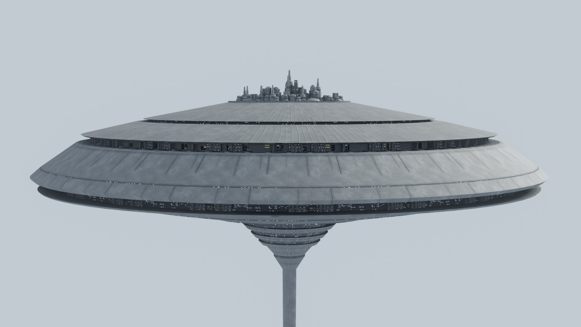 3D Building Cloud City - TurboSquid 1585907