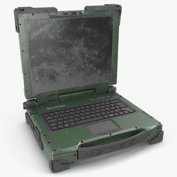 Rocky RK12 Army Laptop Alt 3D-Modell - TurboSquid 1941690