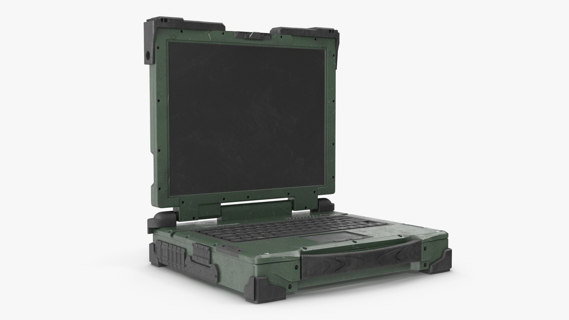 3D Rocky RK12 Army Laptop Old model - TurboSquid 1941690