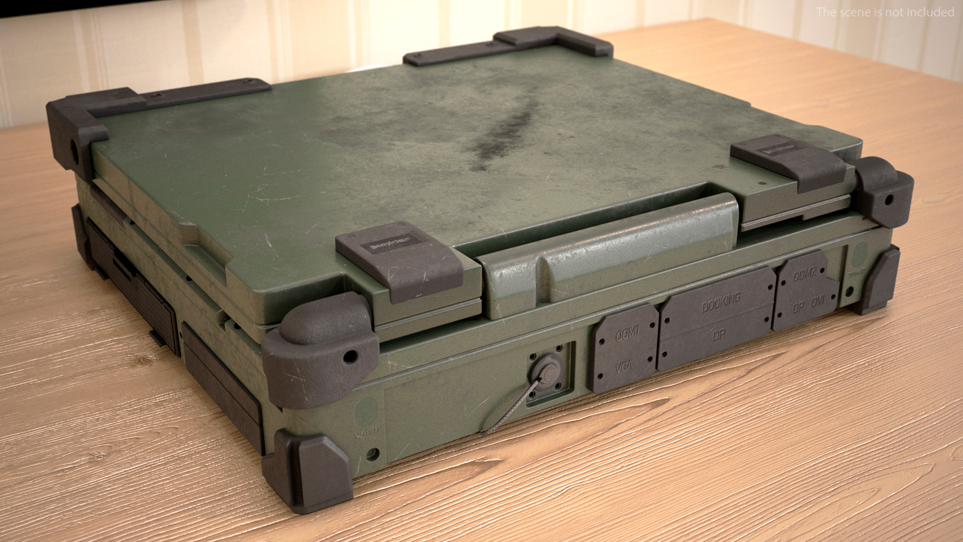 3D Rocky RK12 Army Laptop Old model - TurboSquid 1941690