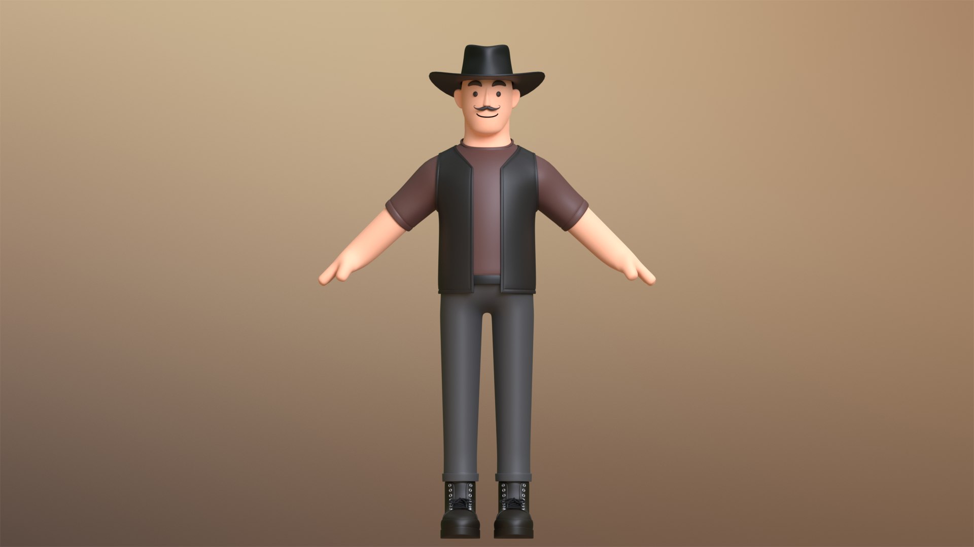 3D Minimal People Man Character 1001 - TurboSquid 2099178