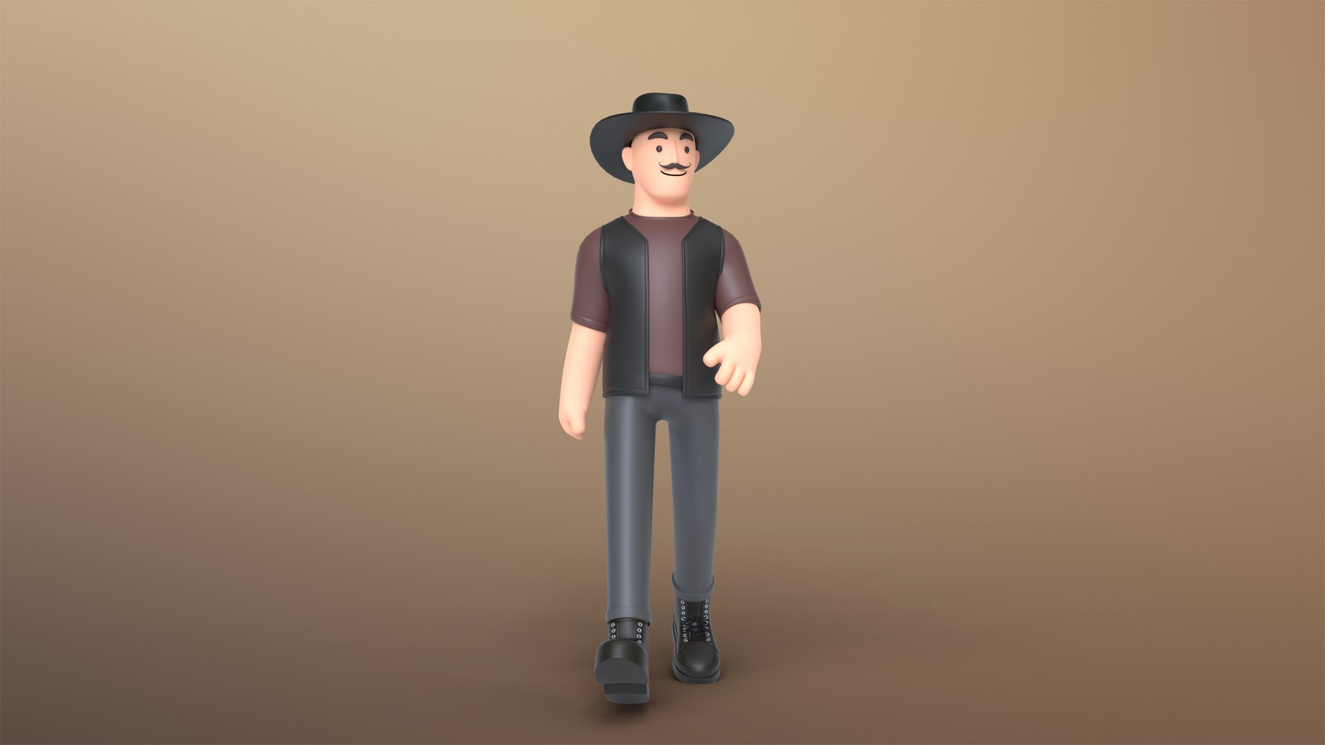 3D Minimal People Man Character 1001 - TurboSquid 2099178