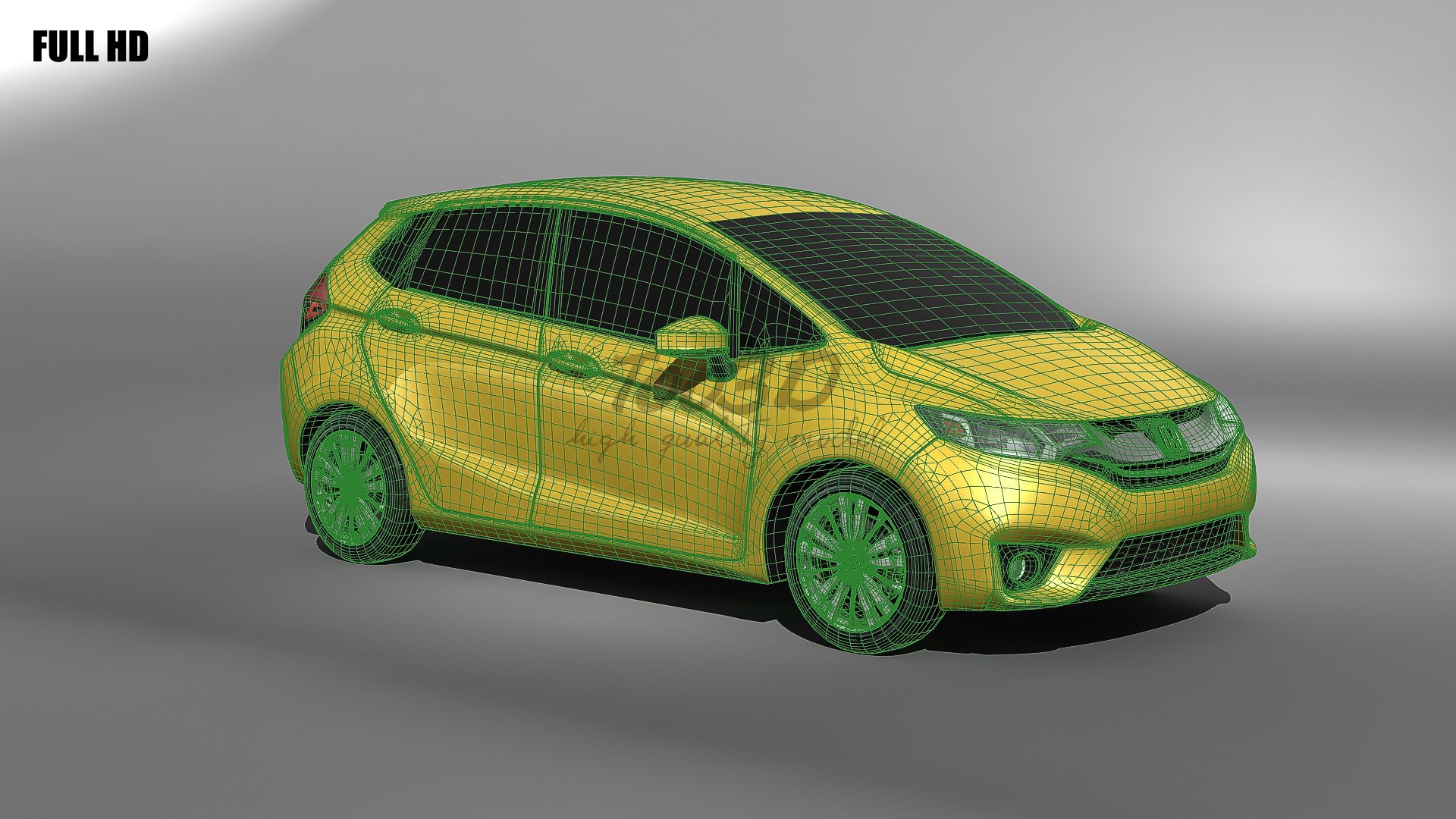 Honda Fit 3d Model