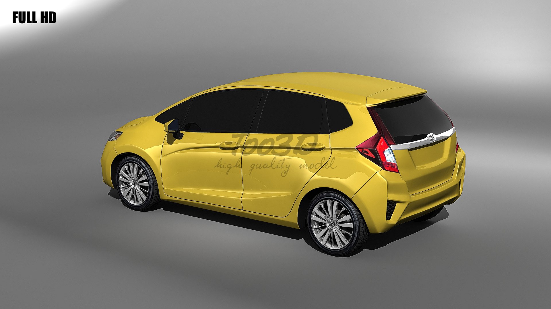 Honda Fit 3d Model