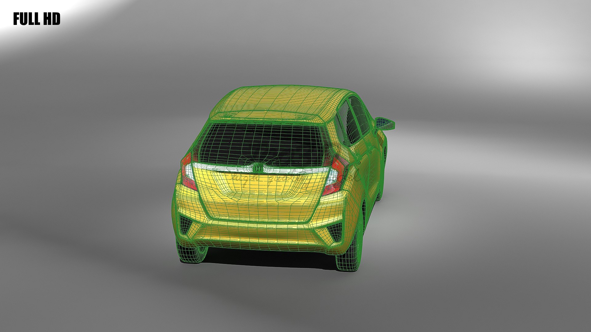 Honda Fit 3d Model