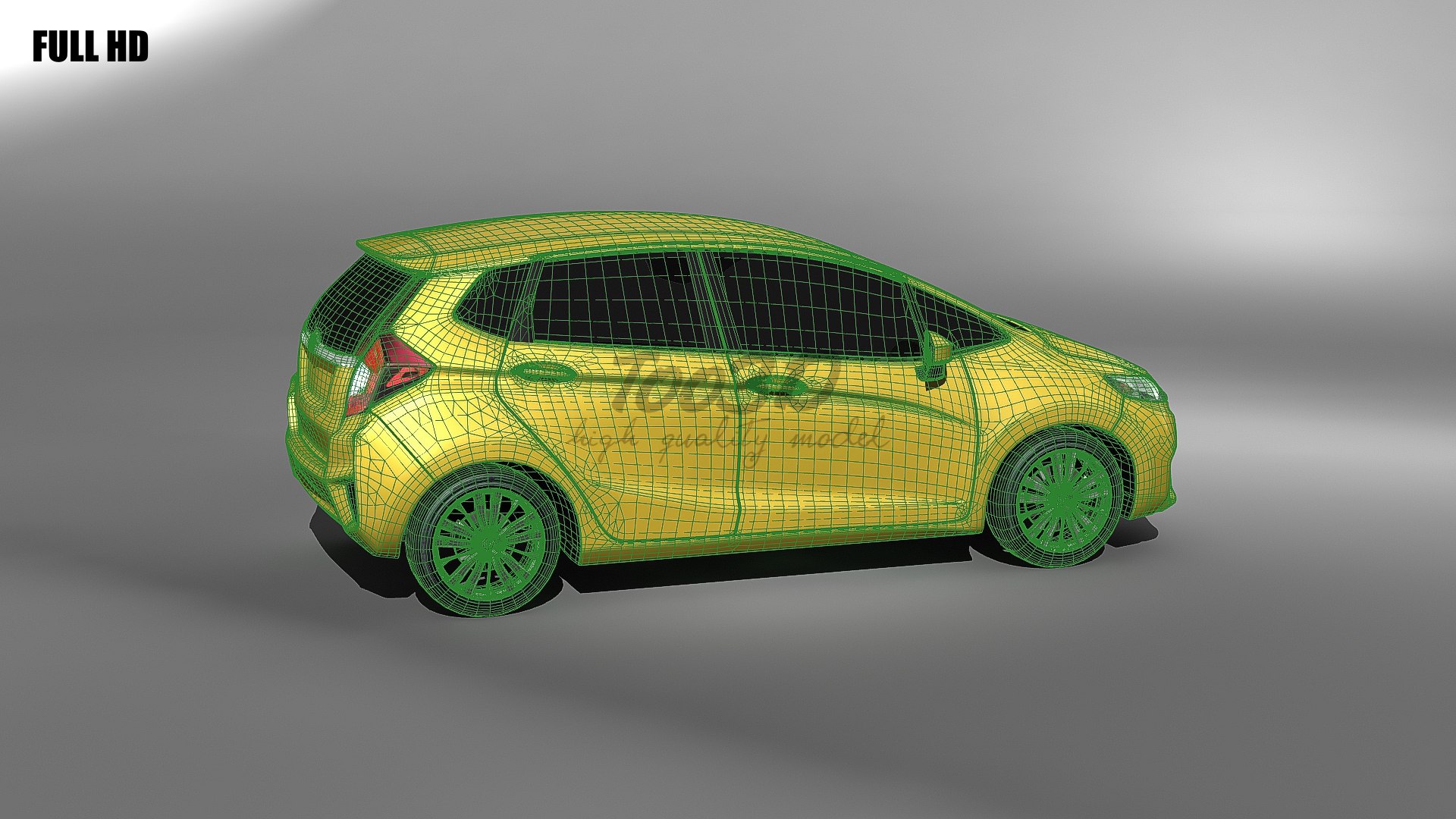 Honda Fit 3d Model