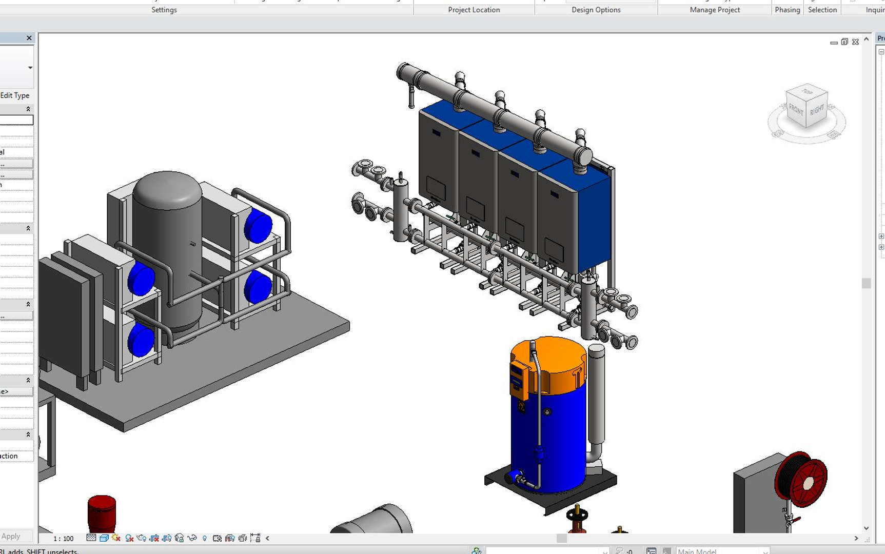 Famílias Revit do Equipamento Mecânico 2016 Modelo 3D - TurboSquid 1375461